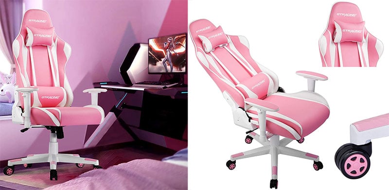 Review of the best pink gaming chairs | ChairsFX